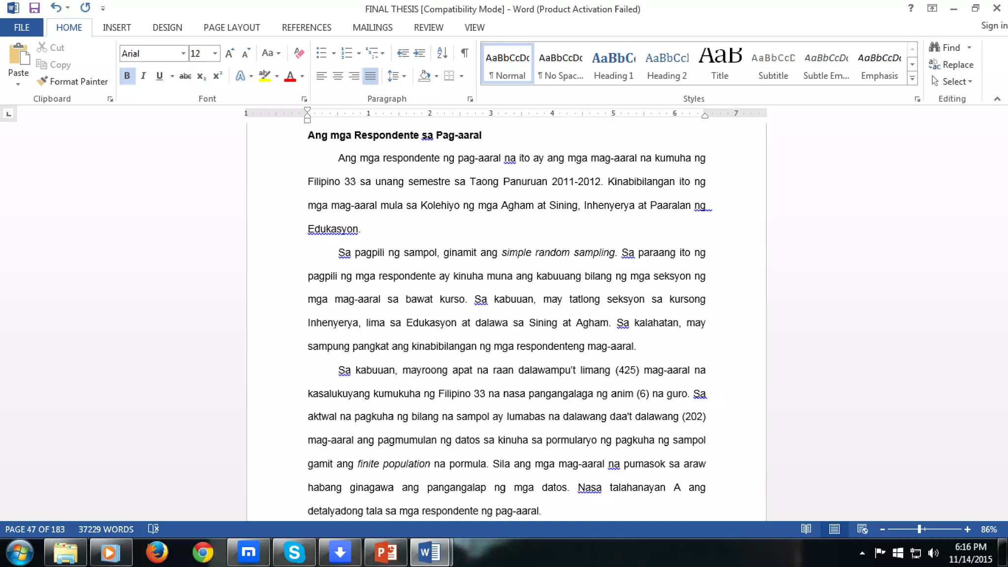 Fil 33 Paggawa ng Riserts/Filipino Research/Term Paper | PPTX