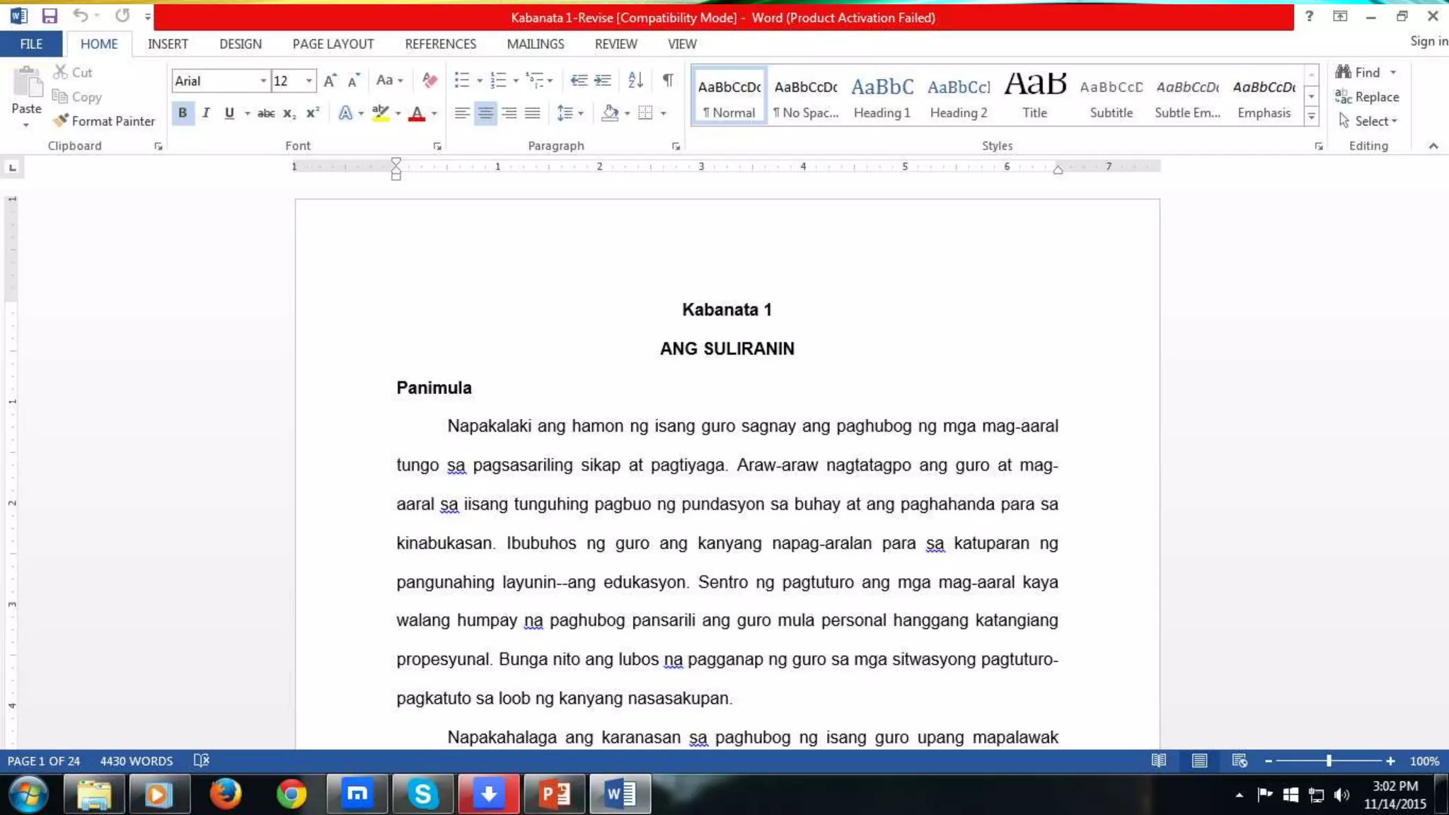 Fil 33 Paggawa ng Riserts/Filipino Research/Term Paper | PPTX