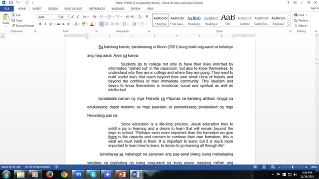 Fil 33 Paggawa ng Riserts/Filipino Research/Term Paper | PPTX