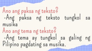 FILIPINO 3 Q3W3 DAY 1. Pagbibigay ng Paksa sa Kuwento o Sanaysaypptx | PPTX