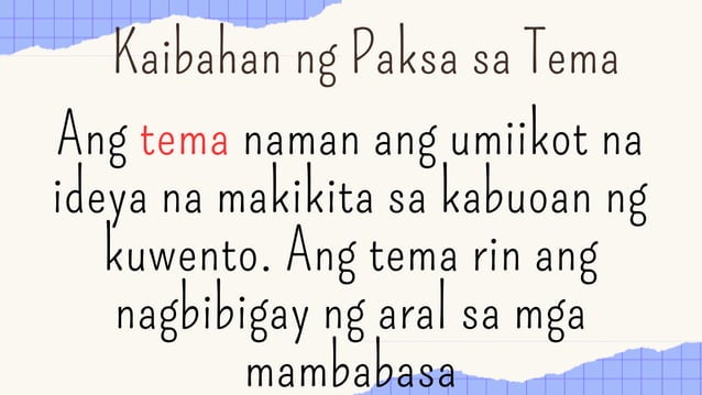 FILIPINO 3 Q3W3 DAY 1. Pagbibigay ng Paksa sa Kuwento o Sanaysaypptx | PPTX