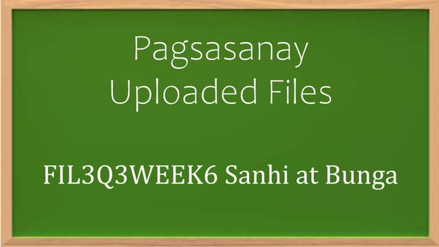 Filipino 3 Sanhi at bunga | PPTX