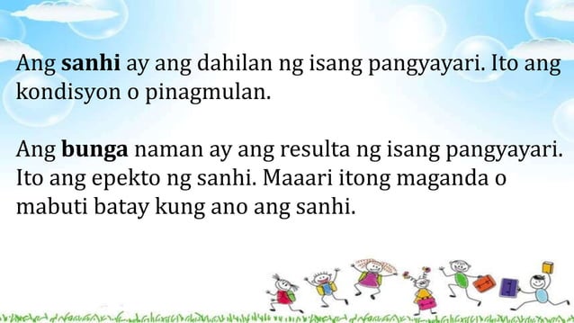 Filipino 3 Sanhi at bunga | PPTX