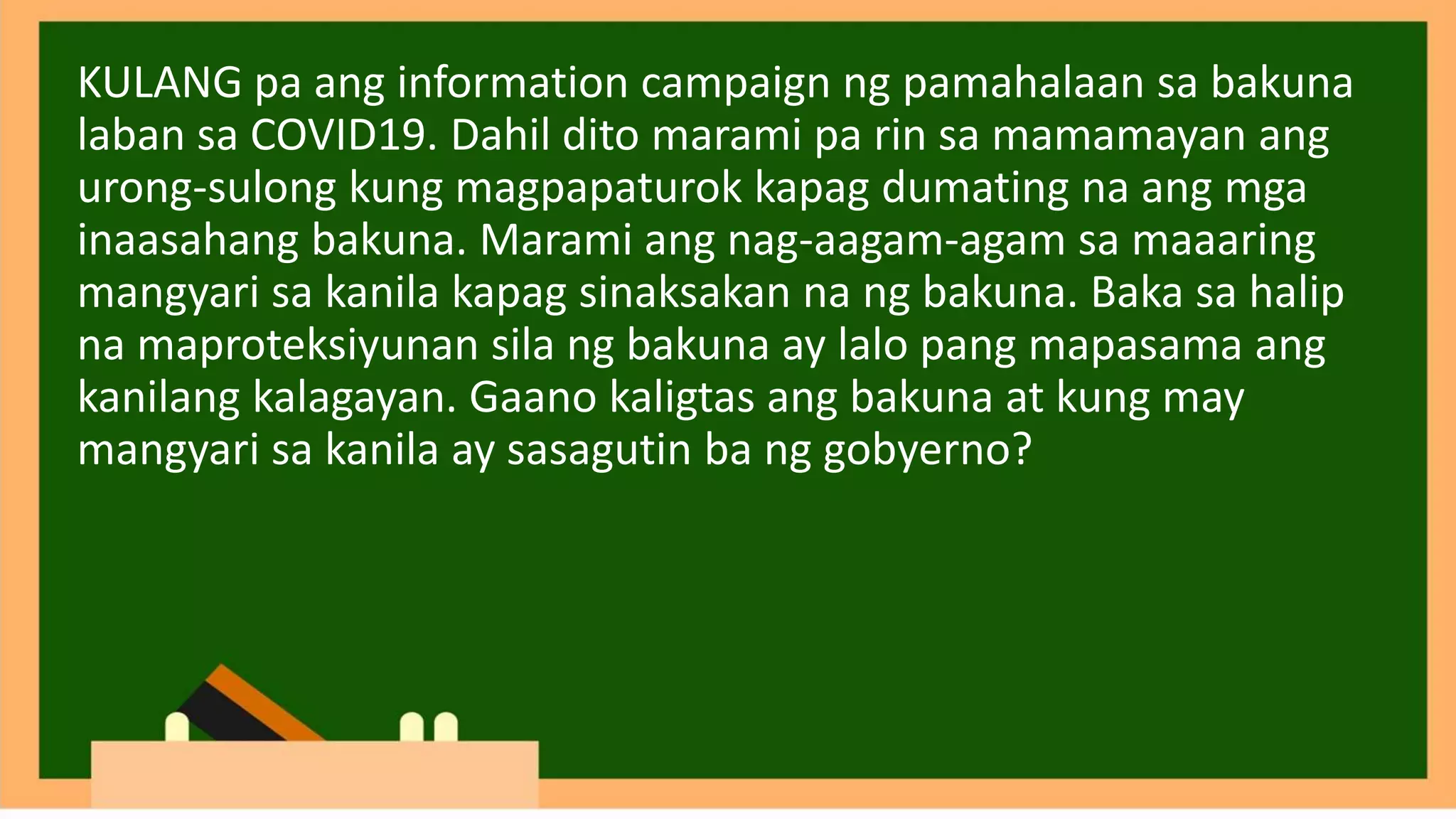 FIL6 Q4 W1 D5 Pagpapahayag ng Sariling Opinyon sa Isang Napakinggang Balita.pptx