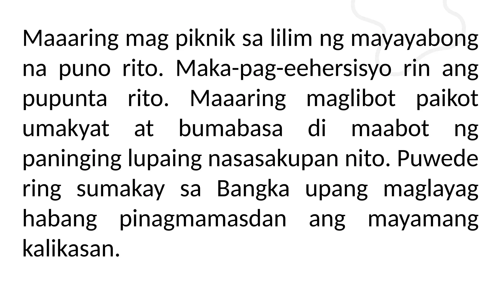 Nakapagbibigay ng Buod o Lagom ng isang Tekstong Napakinggan Filipino 6 ...