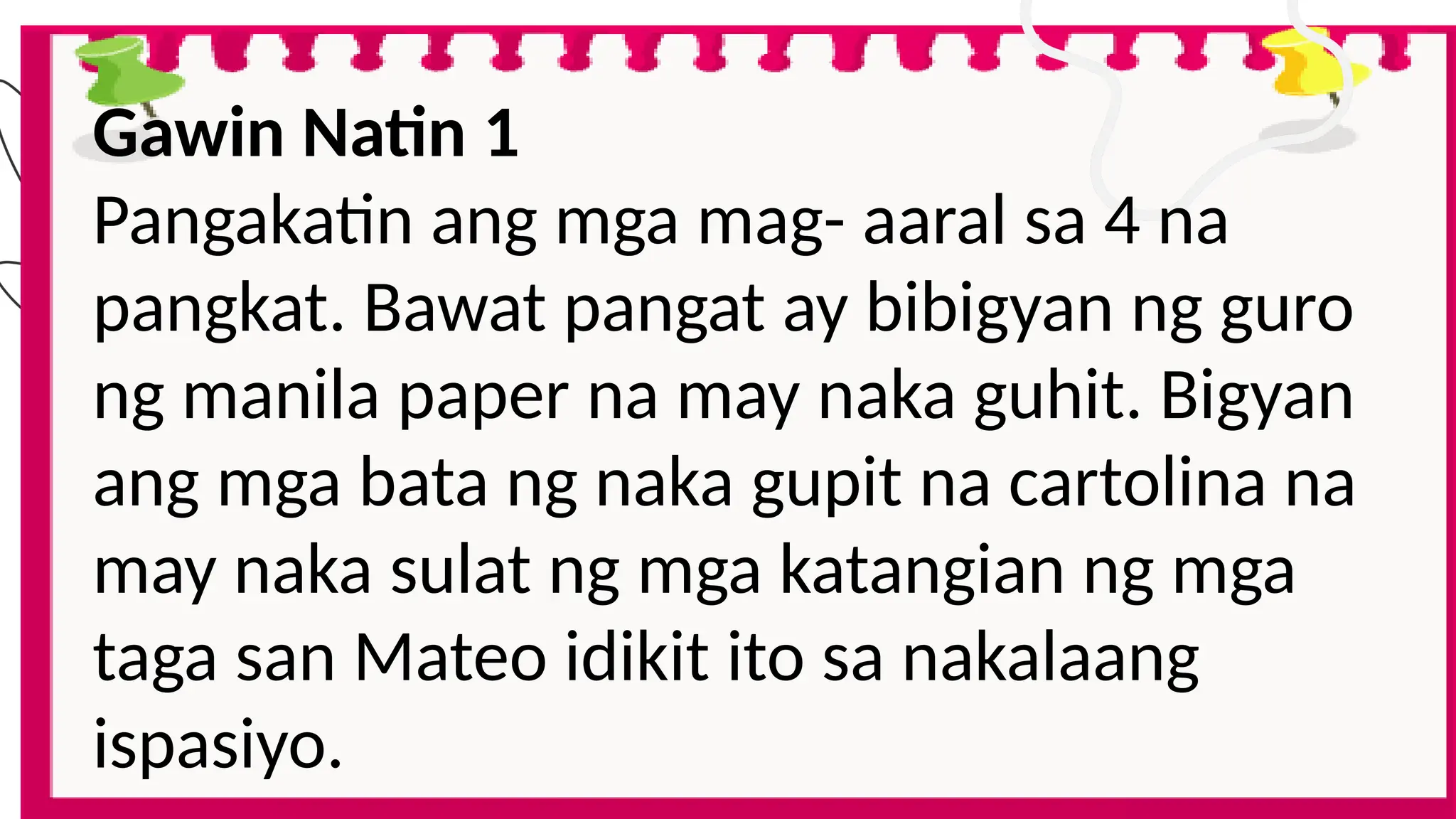 Nakapagbibigay ng Buod o Lagom ng isang Tekstong Napakinggan Filipino 6 ...
