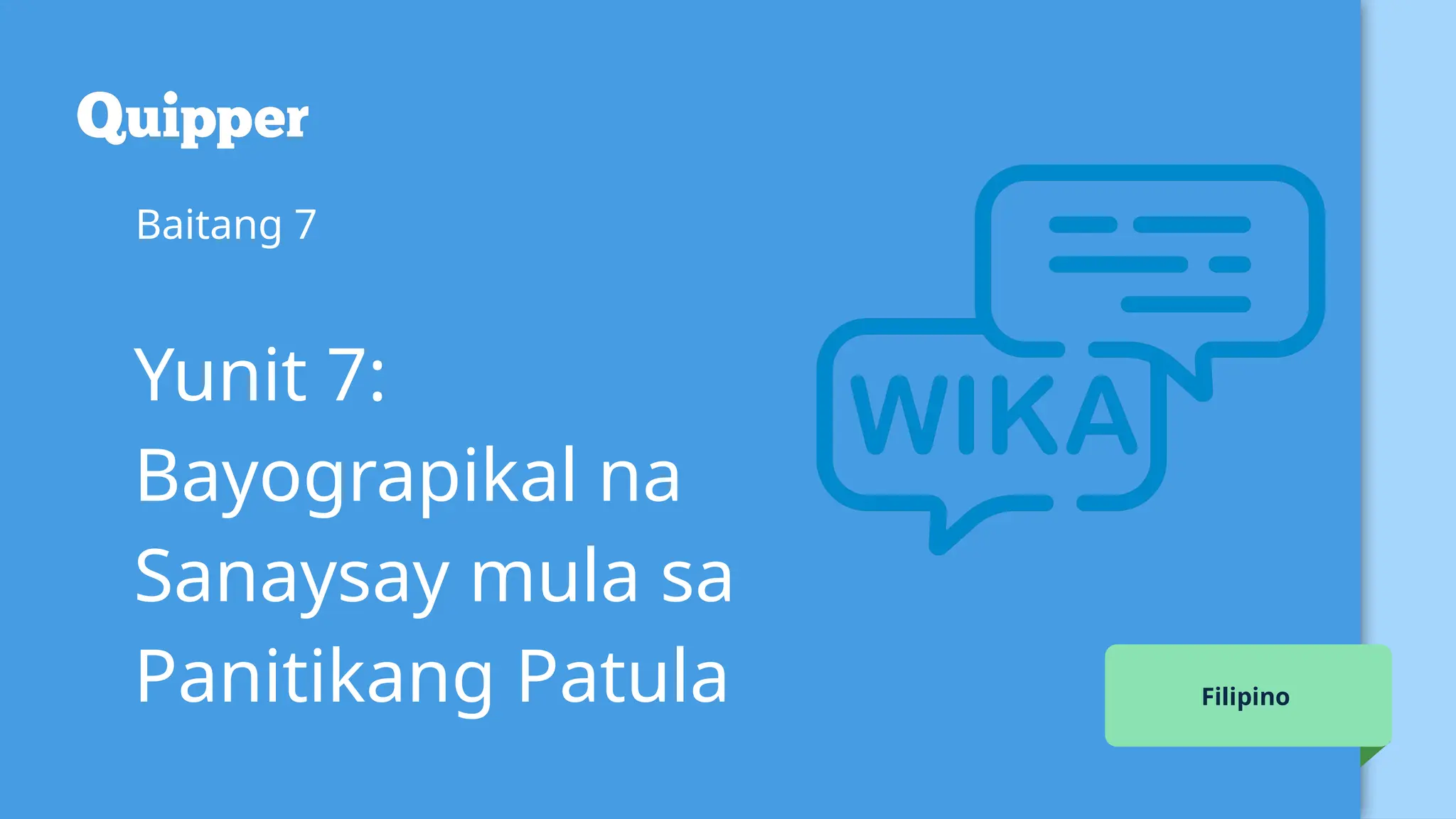 Filipino 7 - matatag cur - Bayograpikal na sanaysay | PPTX