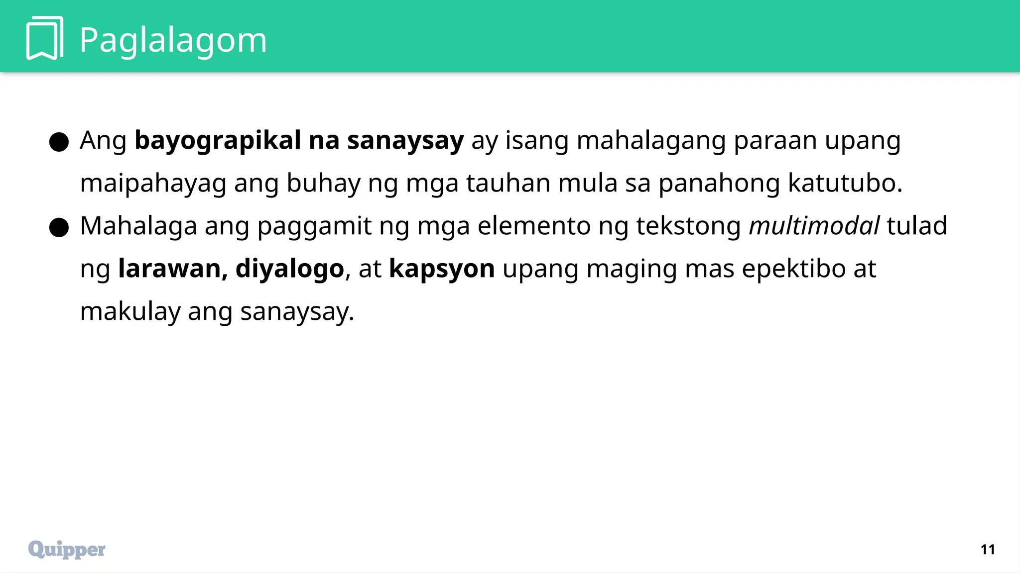 Filipino 7 - matatag cur - Bayograpikal na sanaysay | PPTX