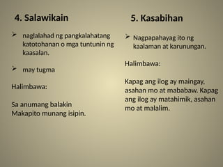 Katangian ng Panitikang Patula sa Panahon ng Katutubo | PPTX