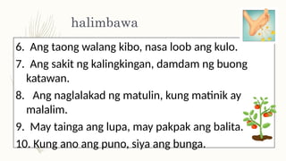 Filipino 7 Q1 Week2 Uri ng Karunungang Bayan Matatag Curriculum | PPTX