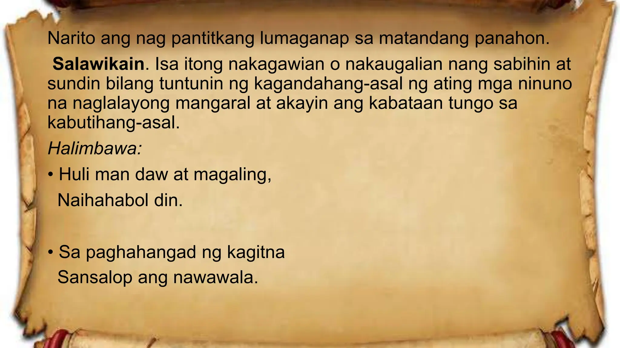 FILIPINO BAITANG WALO QUARTER 1 WEEK1.pptx