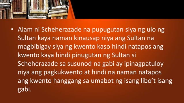 Fil 9 isang libo at isang gabi | PPTX