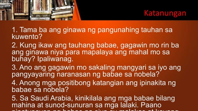 Fil 9 isang libo at isang gabi | PPTX