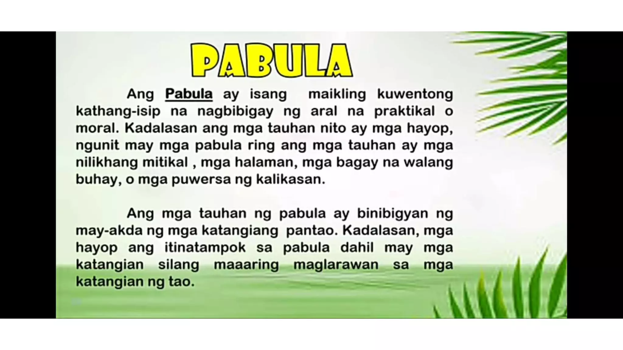 Fil 9 Q2 Week 2: Pabula .pptx
