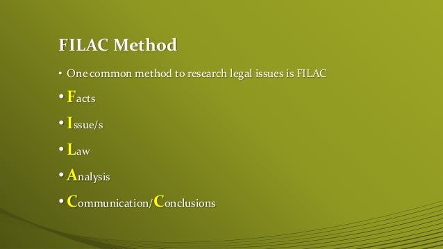 FILAC Analysis