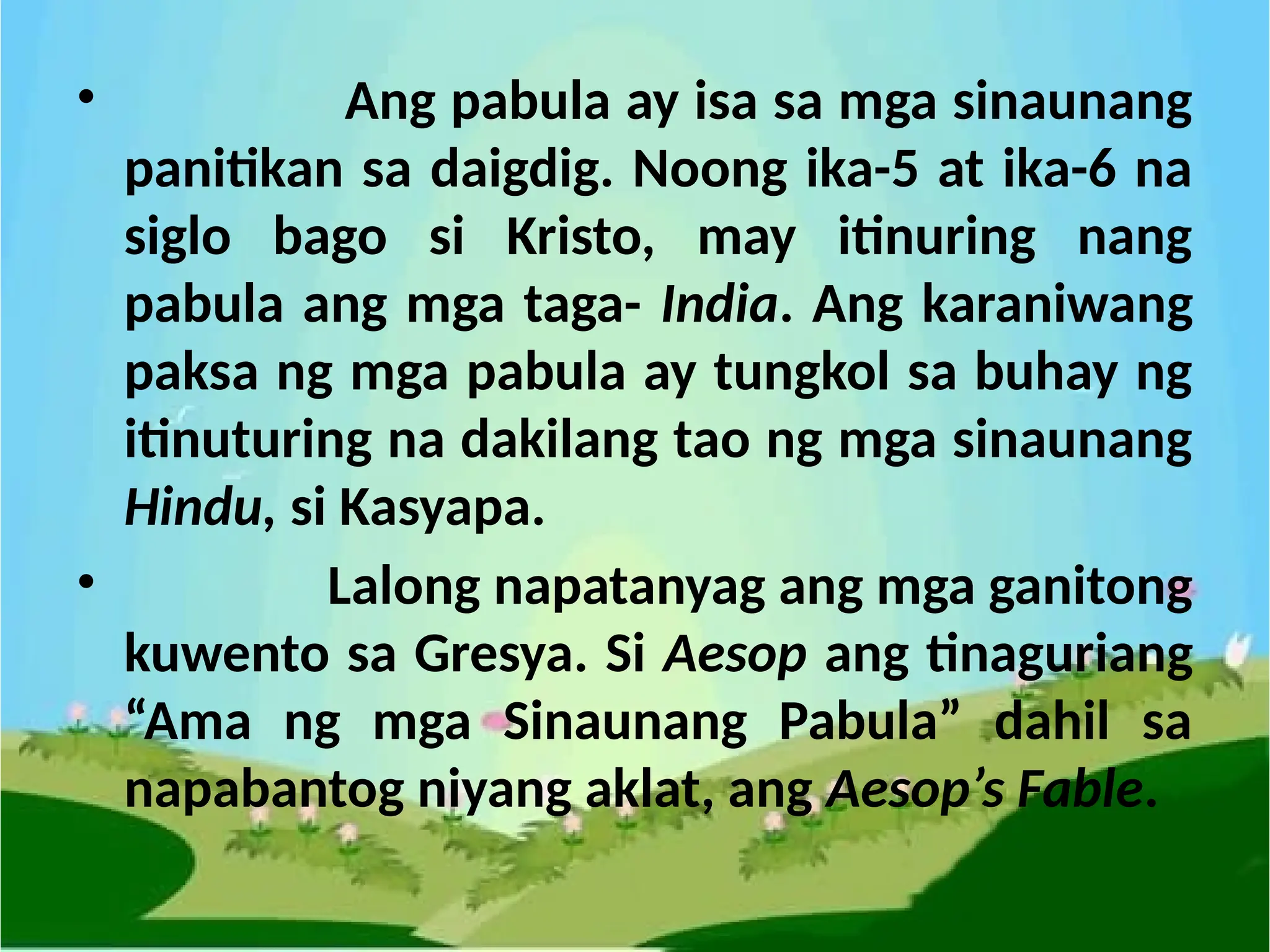 FIL ARALIN 2 - ANG HATOL NG KUNEHO PABULA | PPTX