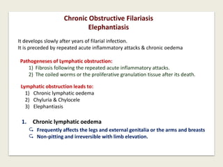 Filariae species & Lymphatic filariasis.pptx
