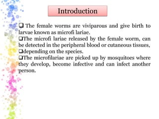 Filarial tissuenematodes | PPTX