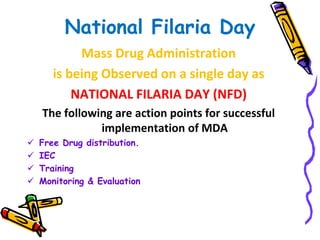 Filaria presentation 2012 | PPT