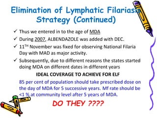 Filaria presentation 2012 | PPT