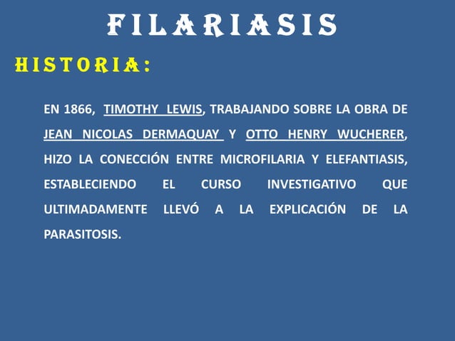 Filariasis | PPT