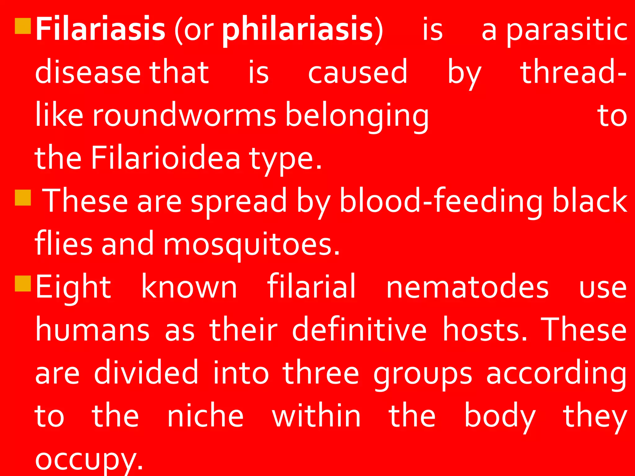 Filariasis | PPT