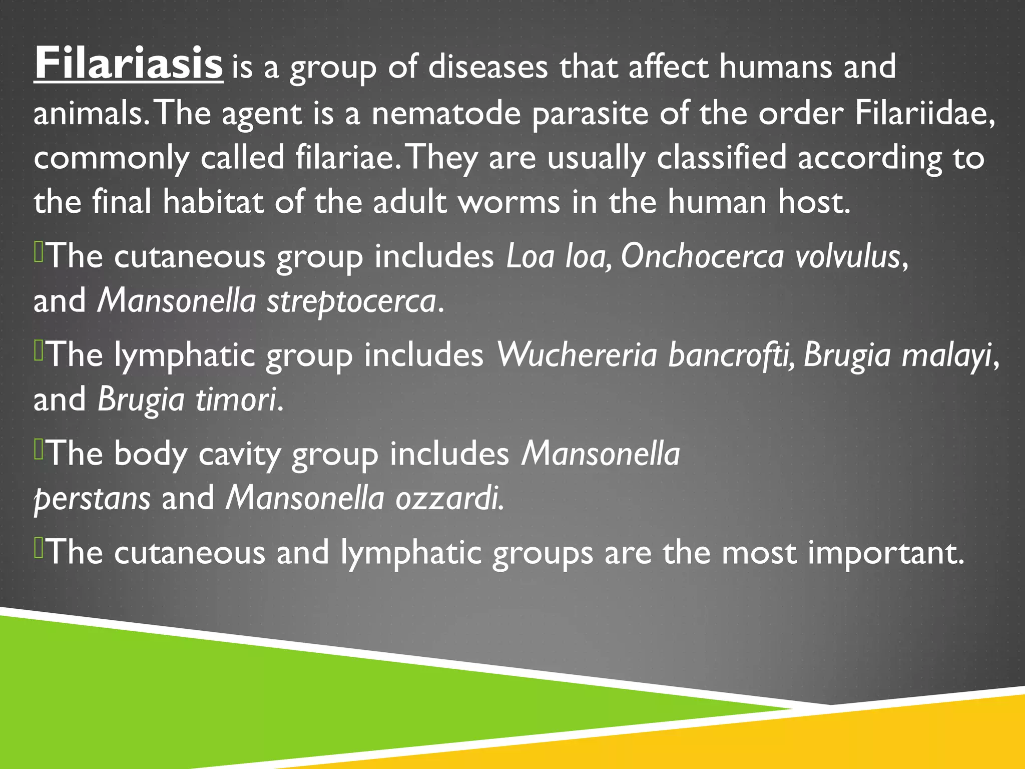 Filariasis | PPT