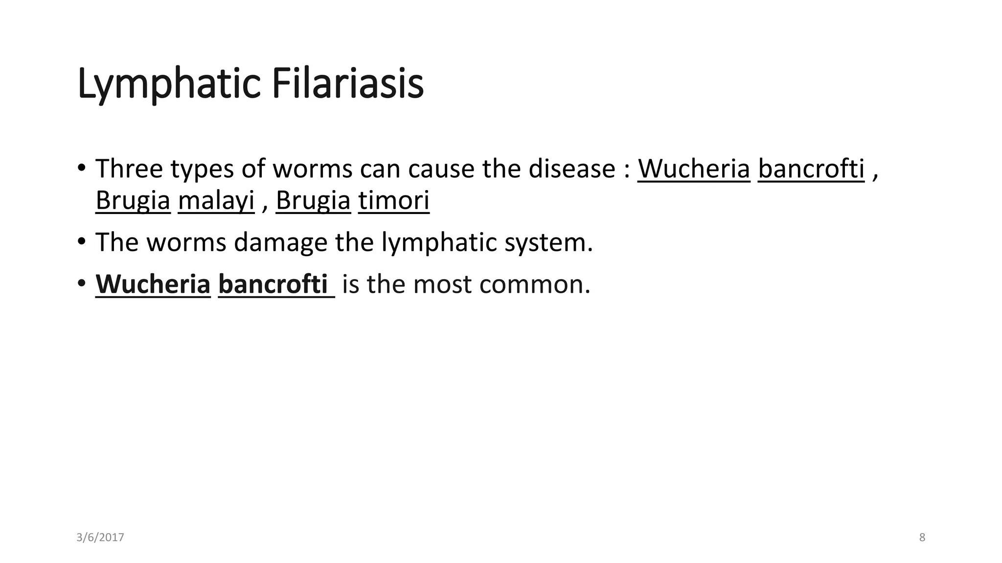 Filariasis | PPTX