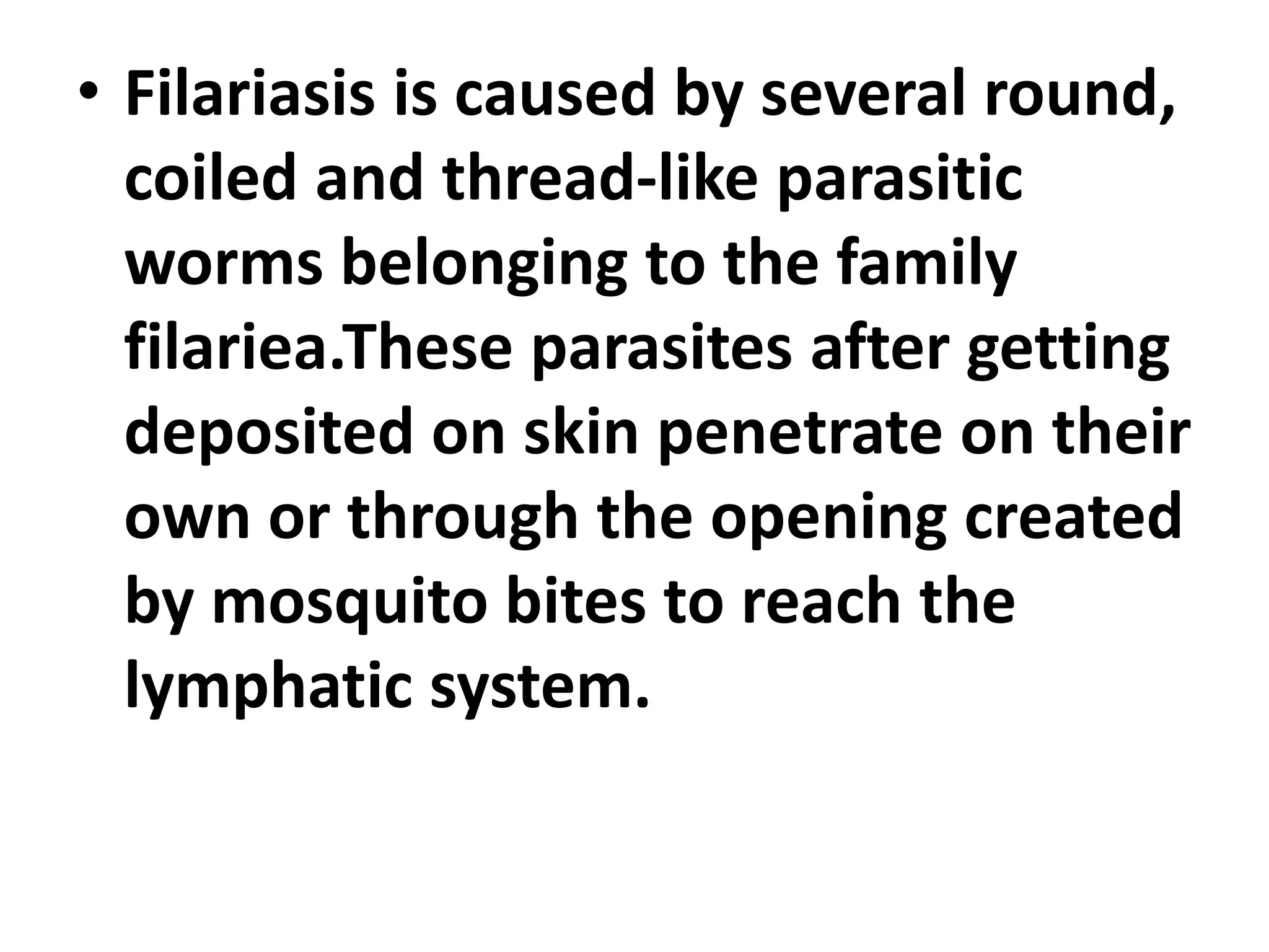 FILARIASIS CONTROL PROGRAMME-INDIA | PPTX