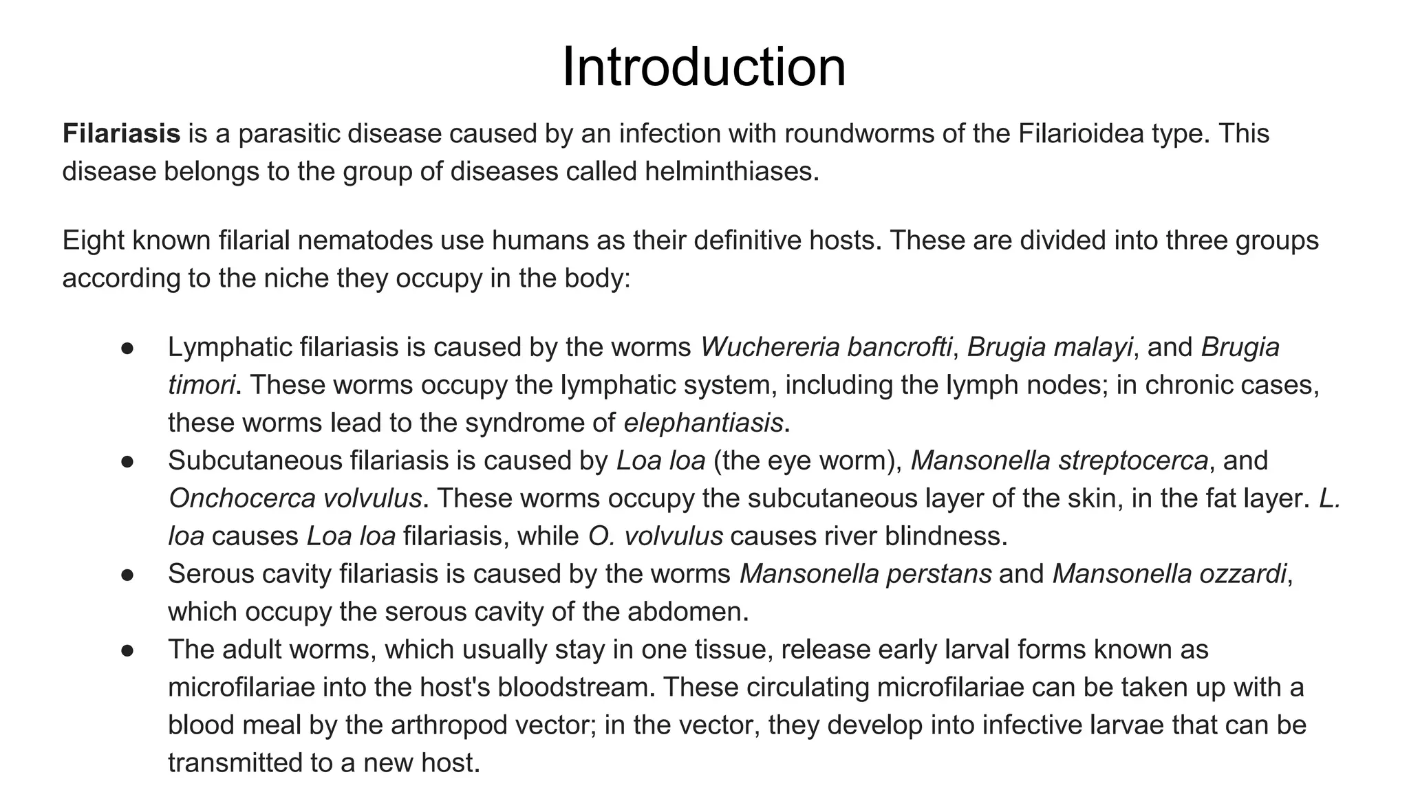 Filariasis | PPT