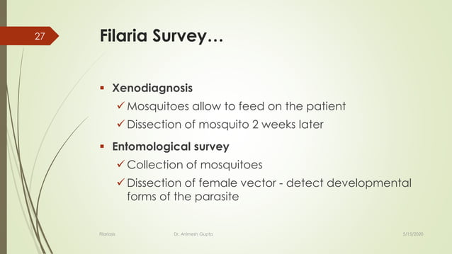 Filariasis | PDF | Infectious Diseases | Diseases and Conditions