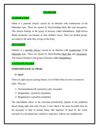 Filariasis 2 | DOCX