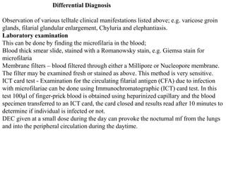 FILARIASIS. pptx | PPTX