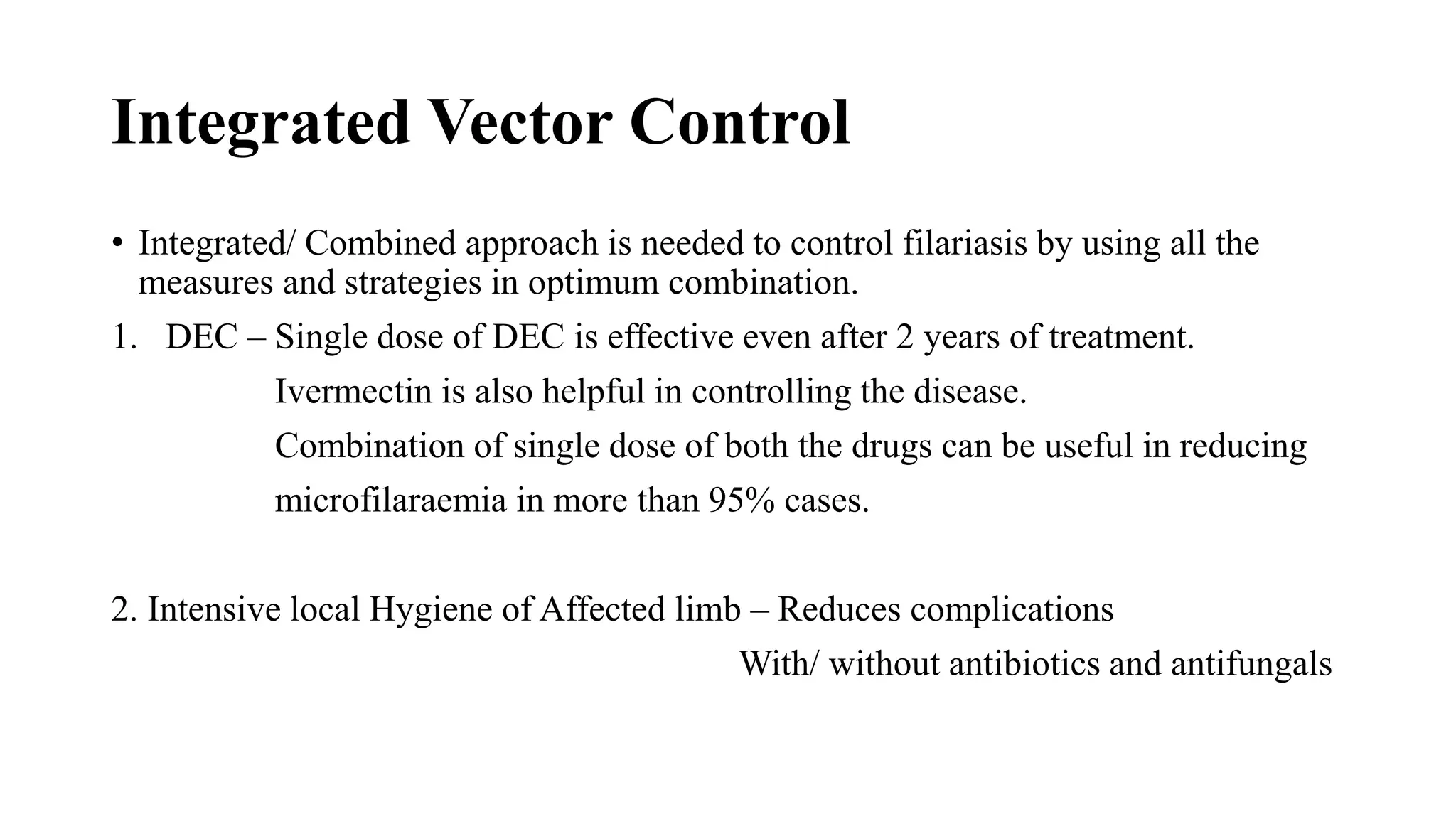 Filariasis I Lymphatic Filariasis I Community Medicine | PPTX