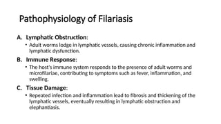 Filariasis is a parasitic disease caused by infection with filarial ...