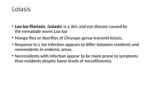 tropical infection filariasis,...........pptx