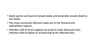 tropical infection filariasis,...........pptx