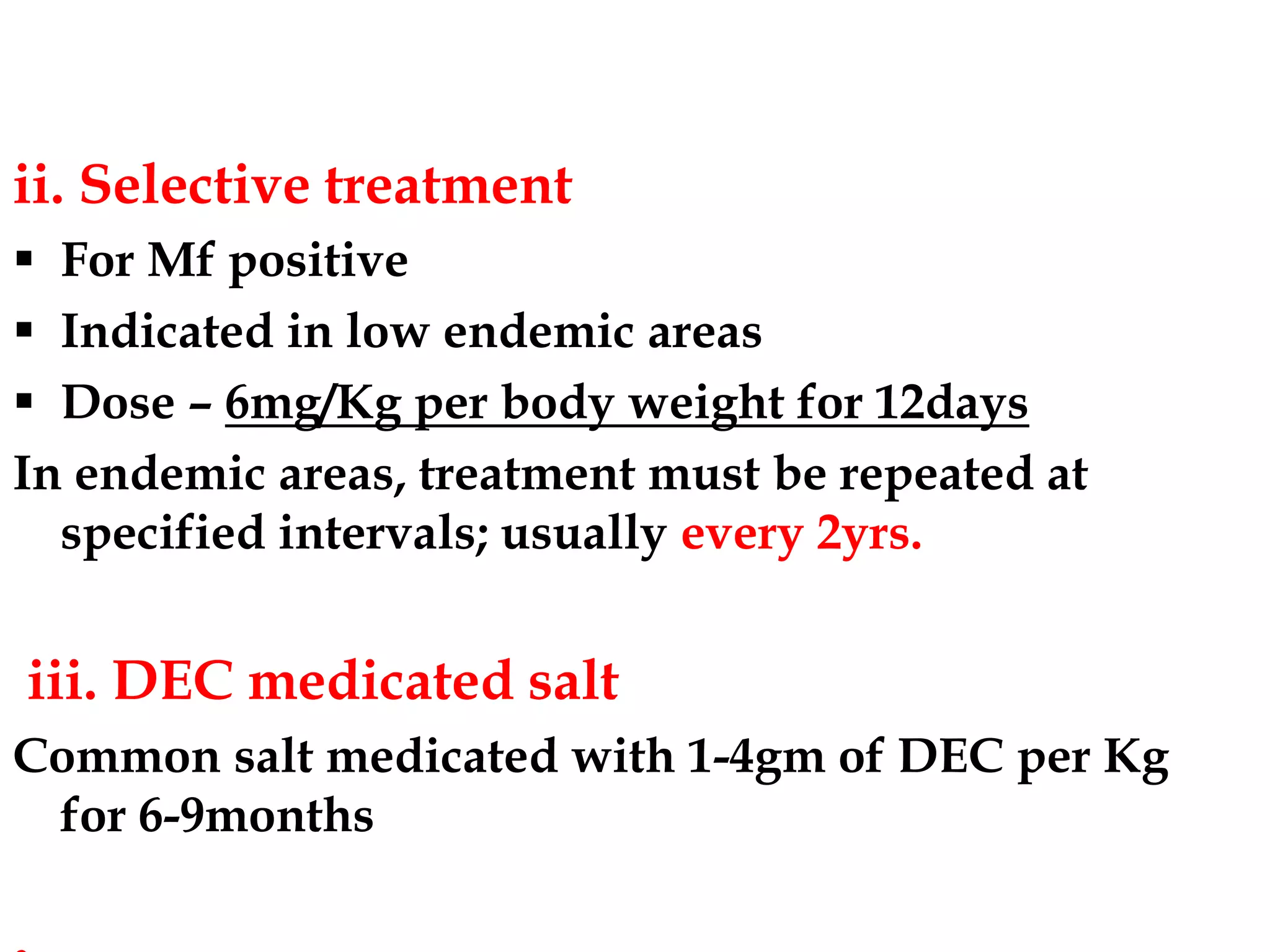 Lymphatic filariasis | PDF