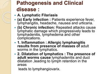 FILARIASIS condition mainly seen on community area | PPTX