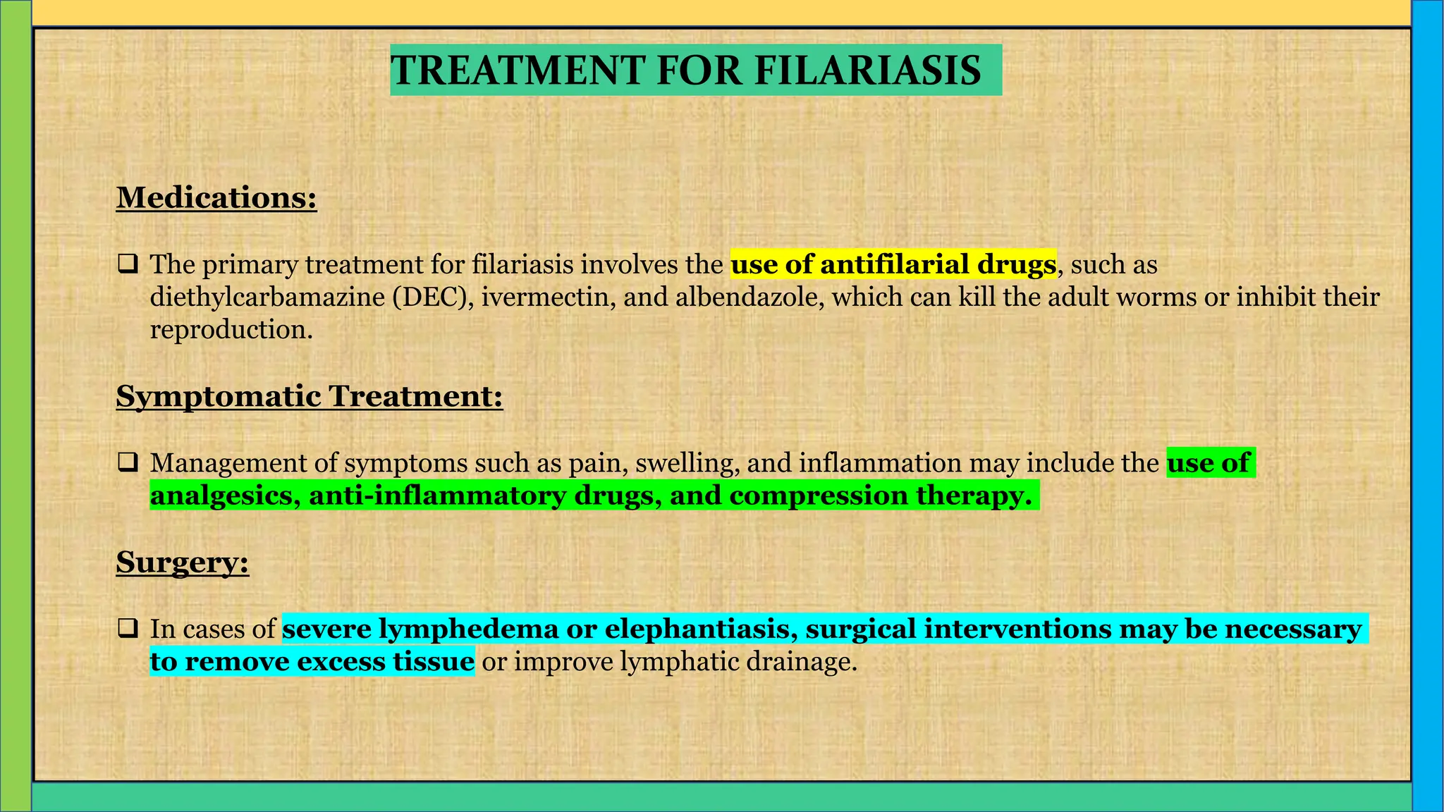 FILARIASIS (TRANSMISSION,TYPES,SYMPTOMS,PREVENTION,MCQS).pptx