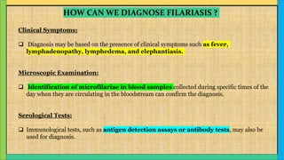 FILARIASIS (TRANSMISSION,TYPES,SYMPTOMS,PREVENTION,MCQS).pptx