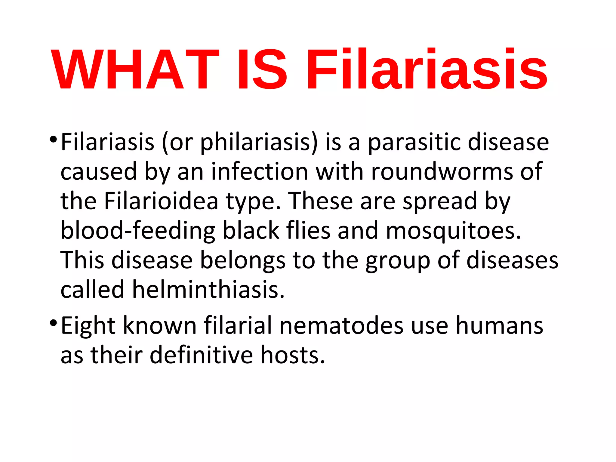 Filariasis | PPT