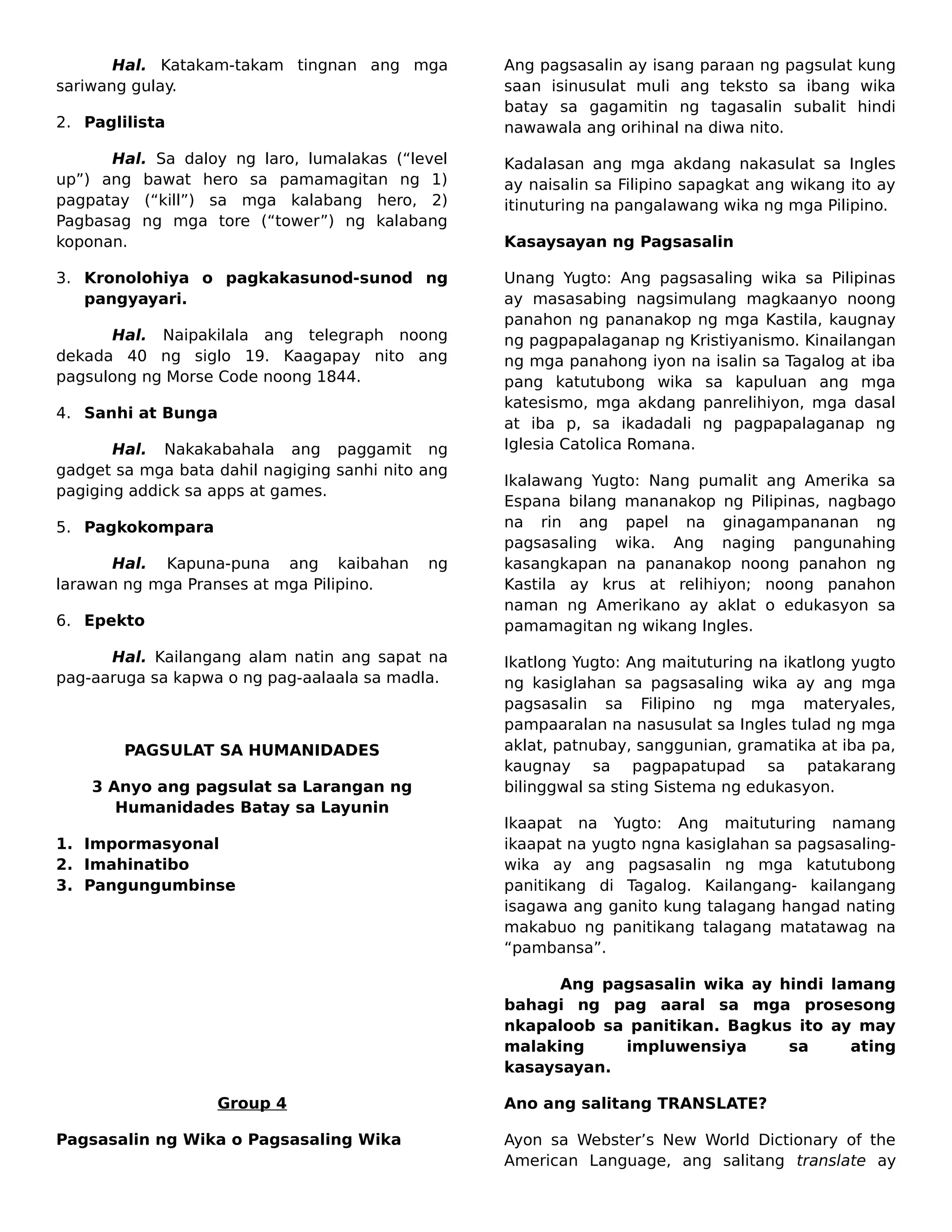 chapters in FILDIS_compilation BUOD /summary | PDF