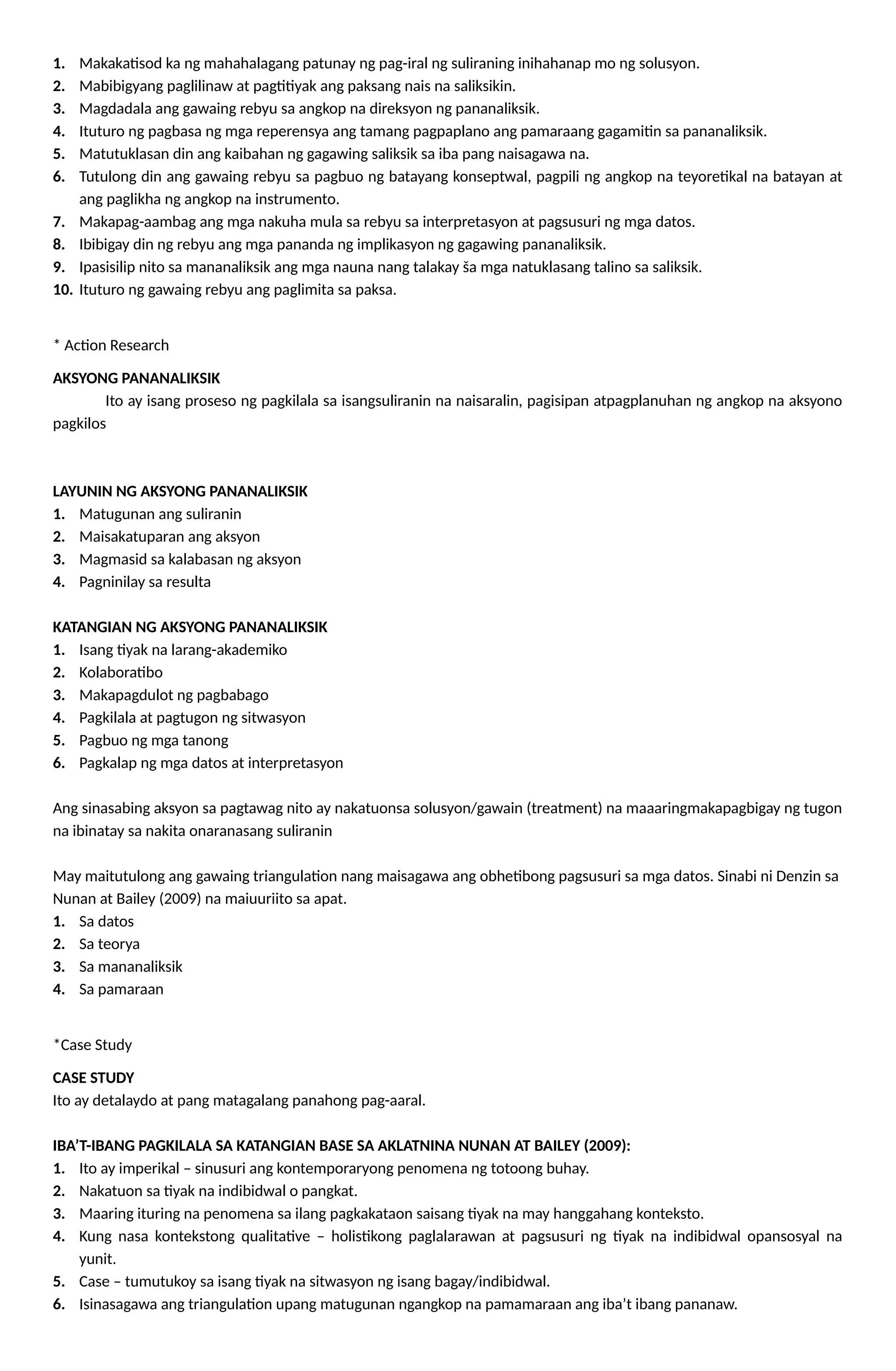 FILIPINO SA IBA'T IBANG DISIPLINA POINTERS TO REVIEW.docx