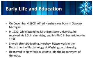 Alfred Hershey | PPT