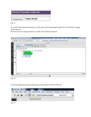 Programming Without Coding Technology (PWCT) Getting Started - Create your first Application | PDF
