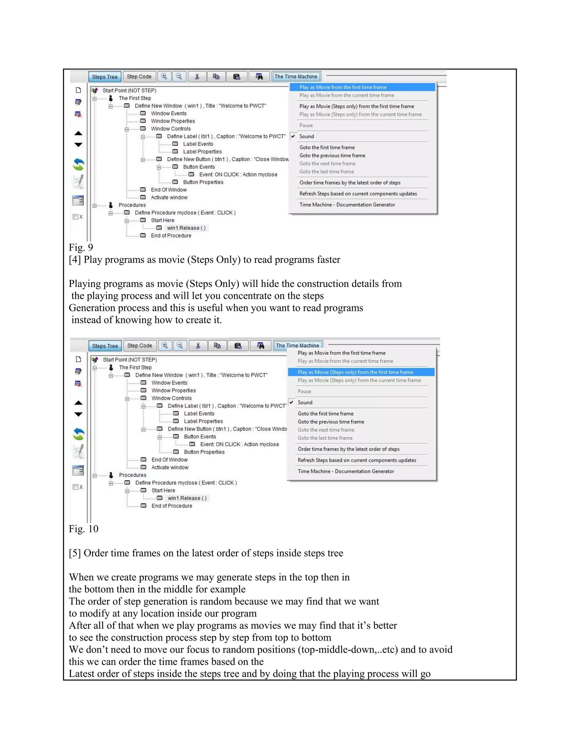 Programming Without Coding Technology (PWCT) Getting Started - The Time Machine | PDF