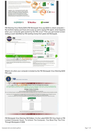 Real Fbi Computer Lock Screen