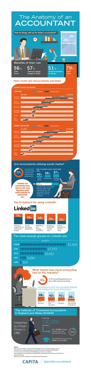 The Anatomy of an Accountant- Infographic | PDF