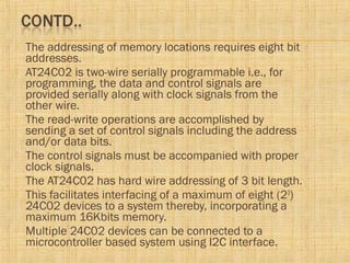 EMBEDDED PASSWORD BASED ACESS CONTROL SYSTEM USING I2C PROTOCOL | PPT | Computer Peripherals ...